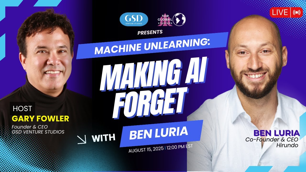 Machine Unlearning: Making AI Forget w/ Ben Luria