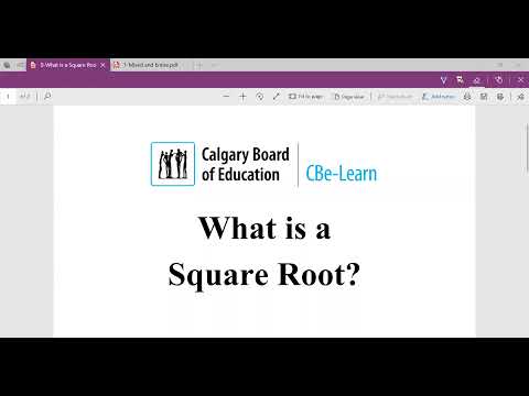 0 - What is a Square Root