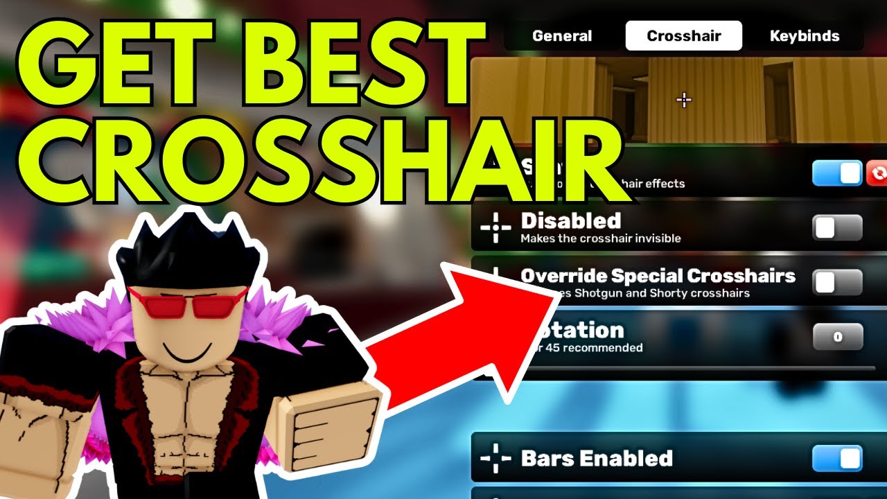 Roblox Rivals Best Crosshair Settings - Full Guide