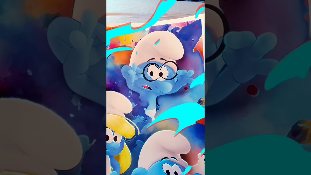 My Smurfs 2025 Movie Poster!😇😍💙💖 | Vox's Interlude Cover by RJTMUSIC | My First Poster Review | OBD😇
