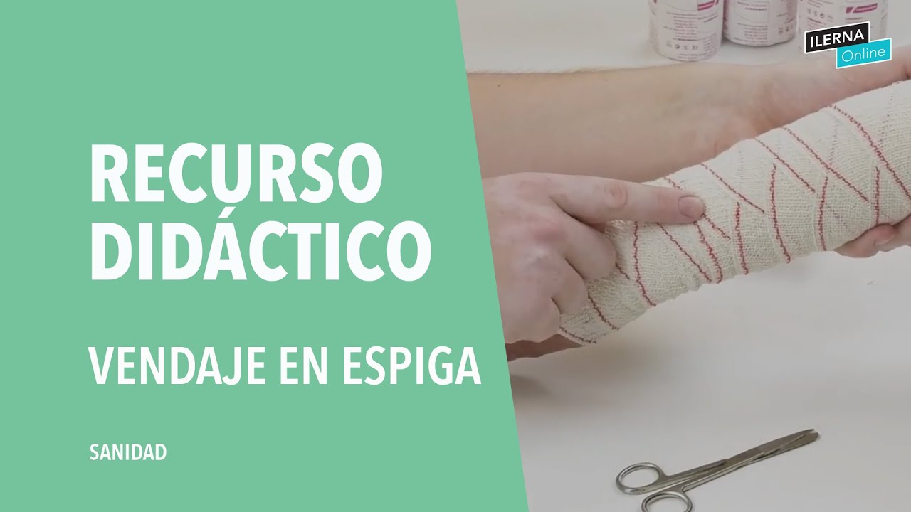 Cómo hacer un vendaje en espiga
