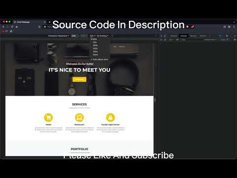 responsive website templates free download with source code || html,css & JavaScript || #responsive