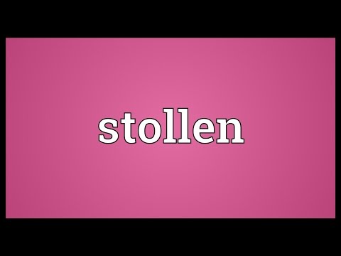 Stollen Meaning