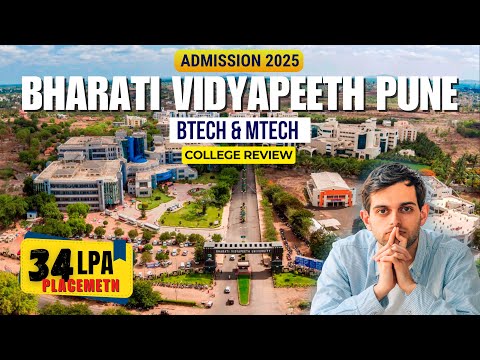 Bharati Vidyapeeth Pune | Btech & Mtech Review|Campus Tour | Highest package 34 LPA | Admission 2025