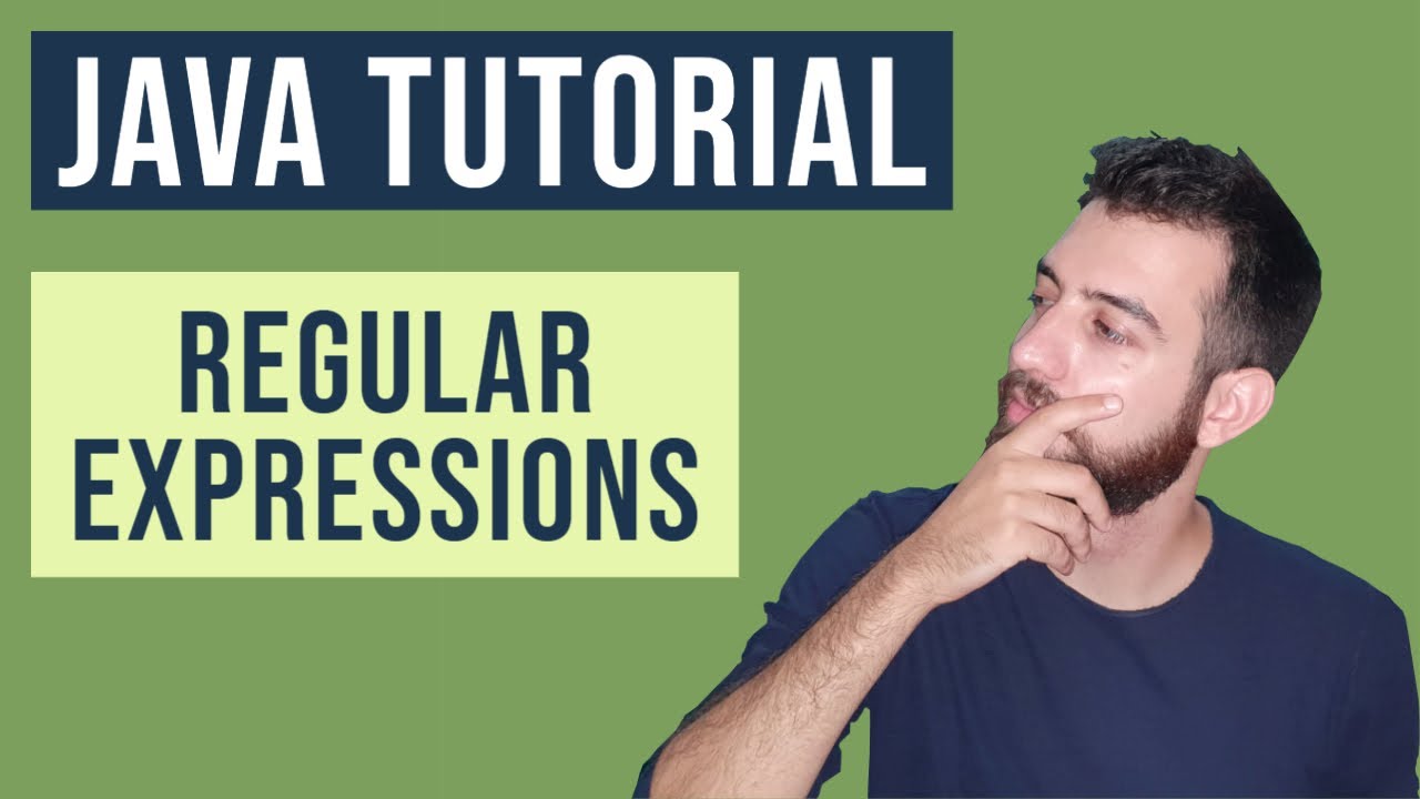 Java Regular Expression (Regex) Tutorial