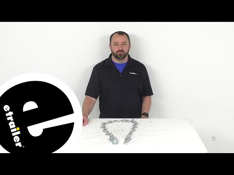 etrailer | A Closer Look at the 60" Long Safety Chain with 7/16" S-Hook