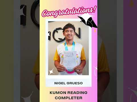 Congratulations Kumon Completers