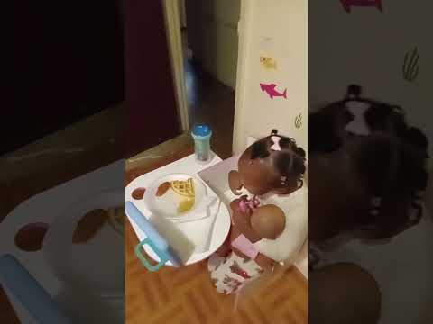 Lani is taking care of her bay while she eats ๐คฉ ๐ ๐ฅฐ #biggirl #kaylani #viralvideo #baby