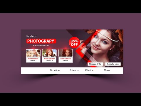 Professional Facebook Cover Art Design - Photoshop Cc Tutorial