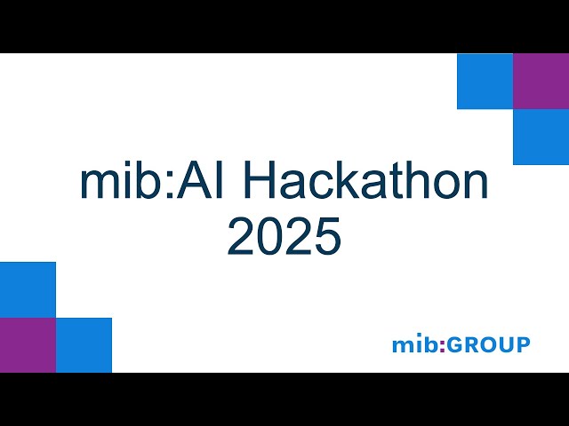 mib:AI Hackathon 2025: 24 hodin kreativity, kódování a AI magie | Mibcon