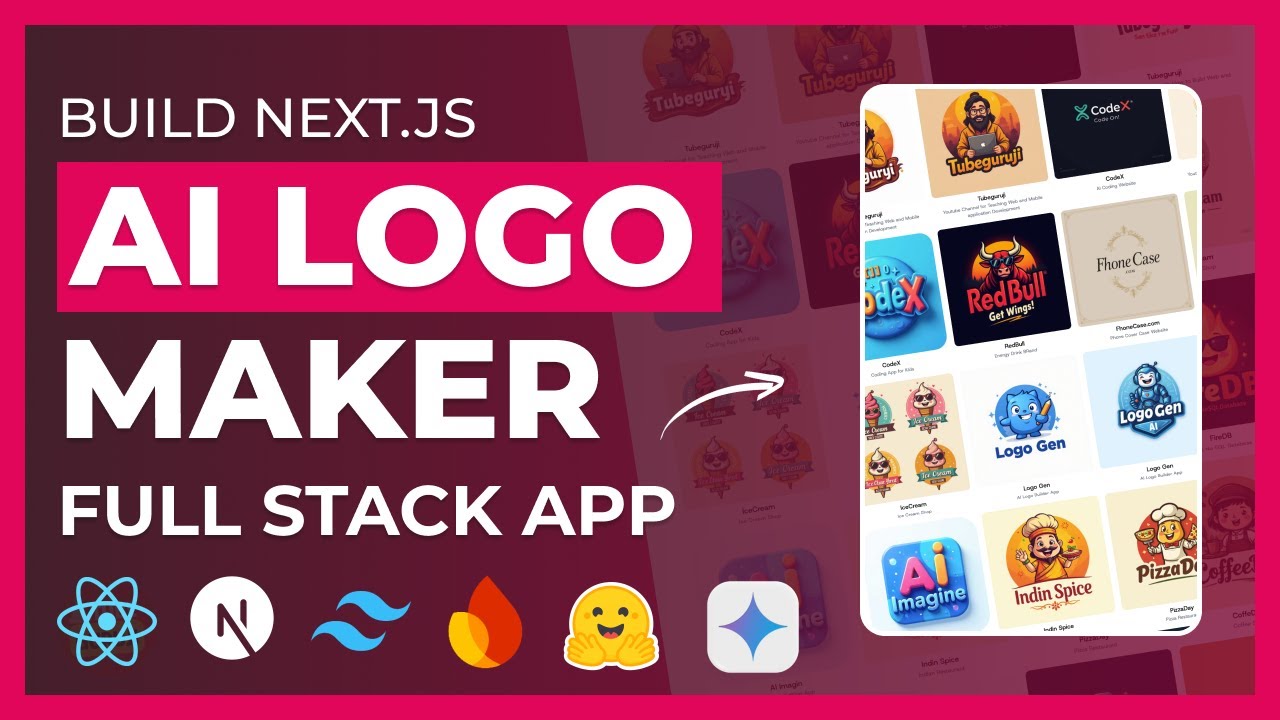 Building an AI Logo Maker with Next.js, React, and Hugging Face | Galaxy.ai