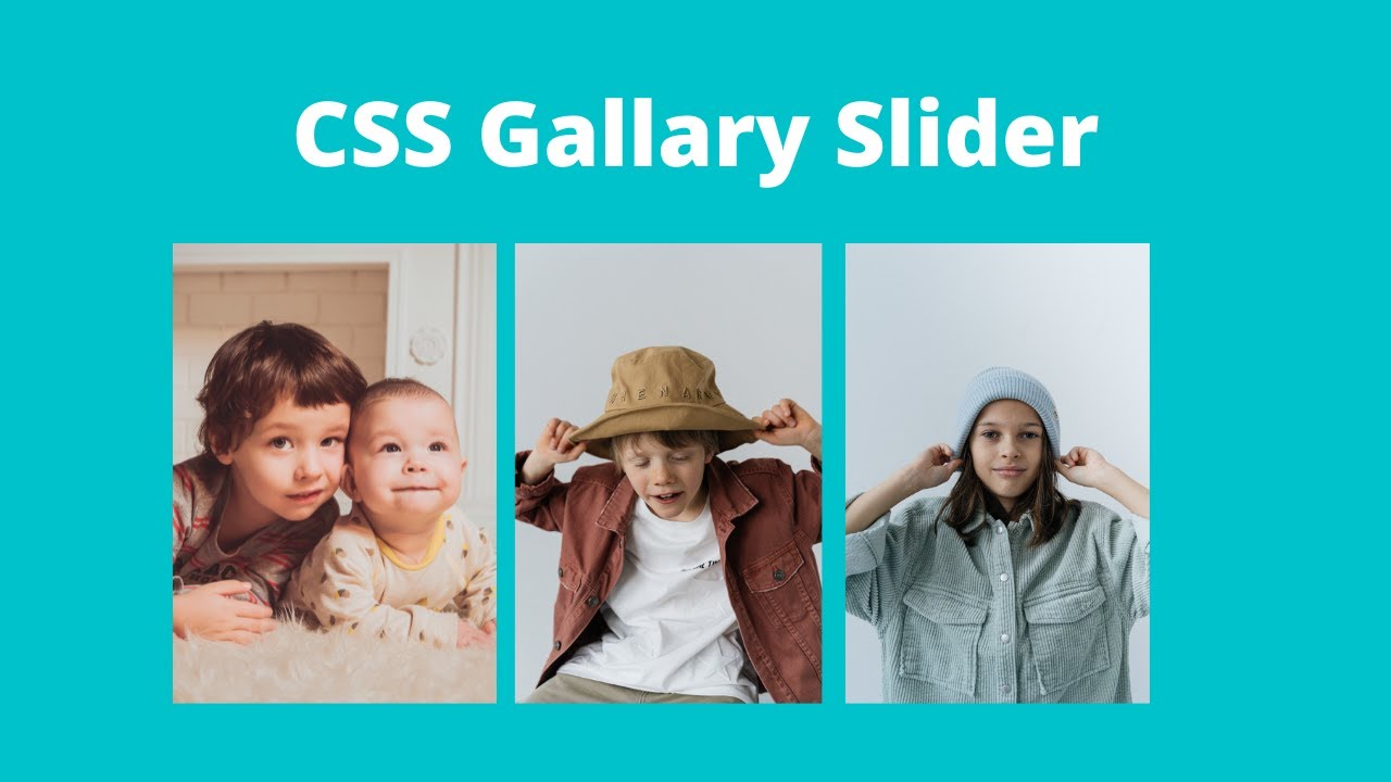 Gallery Images Slider in HTML and CSS Only | Pure CSS Slider