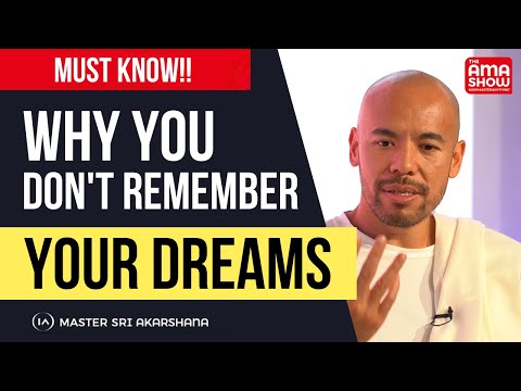 Why Can't I Remember My Dreams?