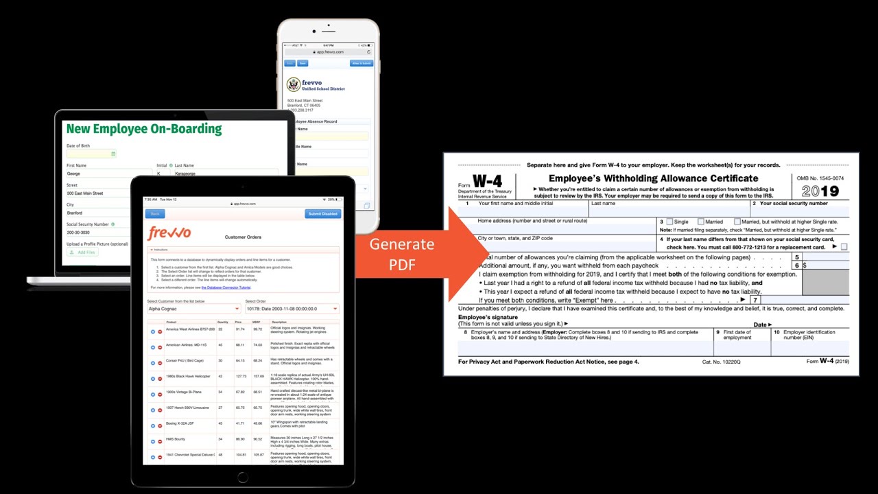 The Simple, No-Code Way to Create Dynamic PDF Forms