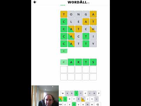 WordALL- Wordle with multiple answers! (17 June 25 puzzle) #variant #wordgames #puzzle #speedsolving