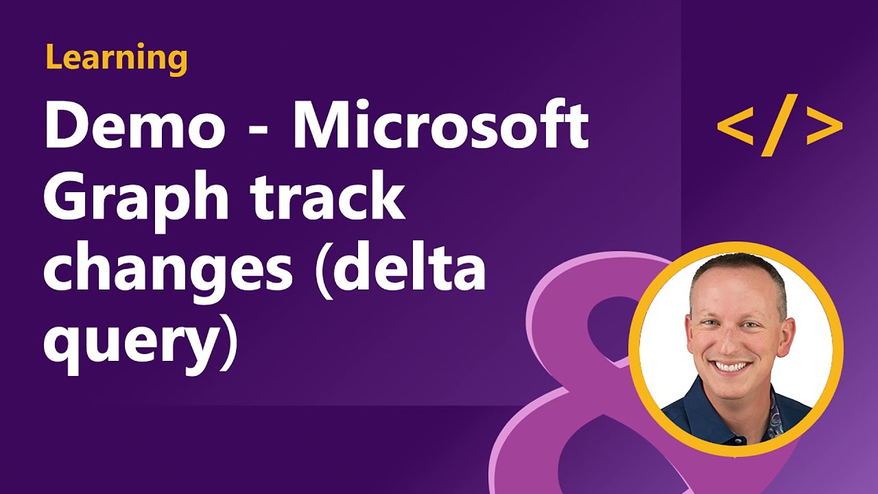 Demo - Microsoft Graph track changes (delta query)