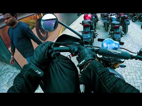 Largest bike delivery in Nepal's bike History. Triumph Scrambler 400X and speed400.