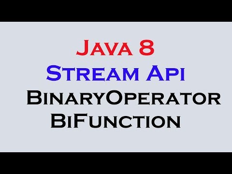 Learn 17 14 Java 8 Stream Api Features part 12 Function BinaryOperator BiFunction Interface ...