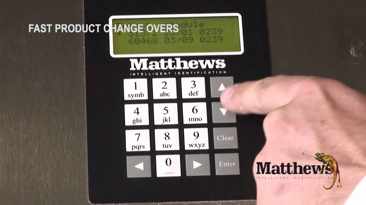 Easy product change overs using iDSnet by Matthews.mp4
