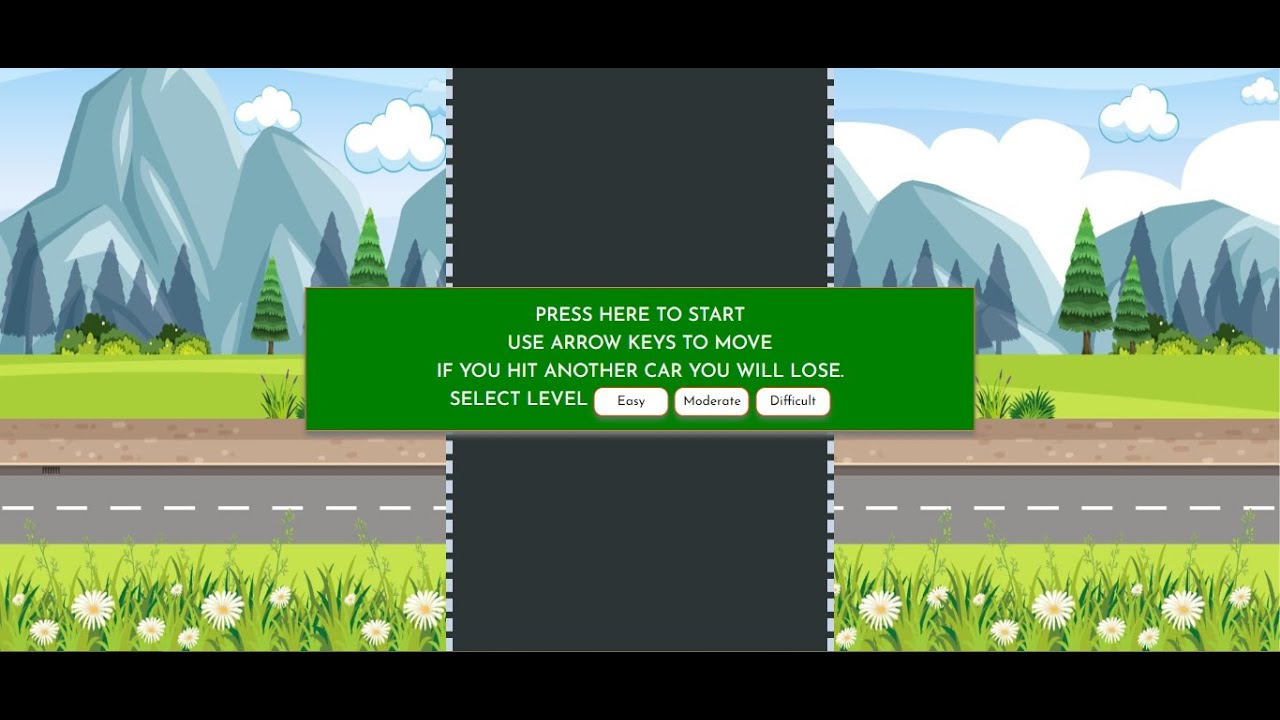 Car Adventure Game in VanillaJS