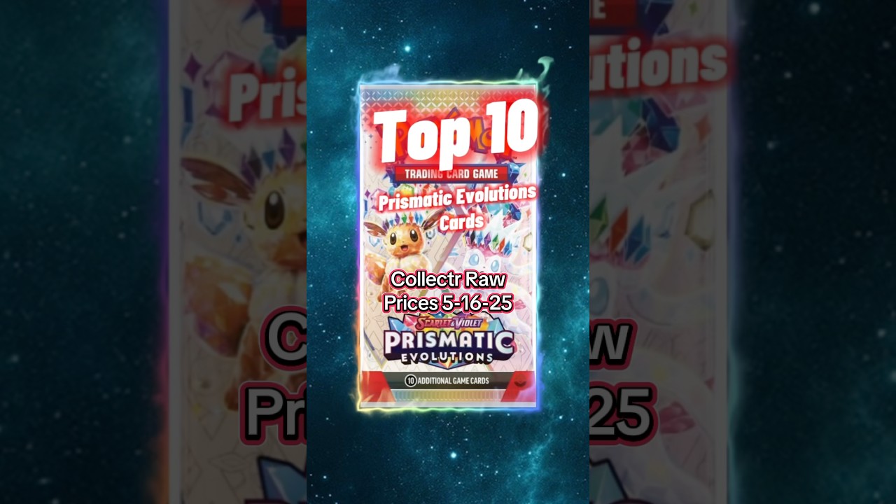 Top 10 EXPENSIVE Prismatic Evolutions Pokémon Cards 💎 #top10 #pokemon #shorts #prismaticevolutions