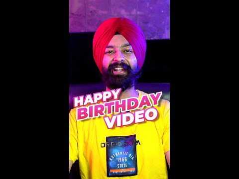 HAPPY BIRTHDAY video ???? in mobile app | in Hindi