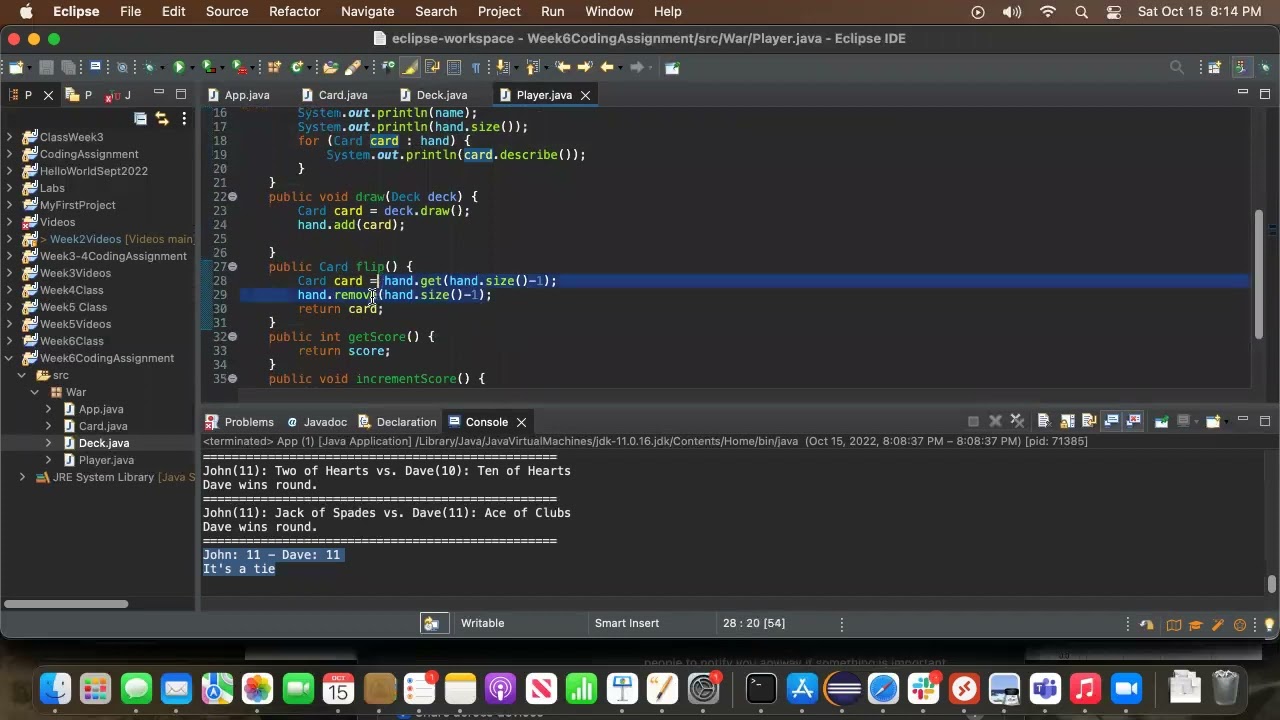 Week 6 Coding Assignment