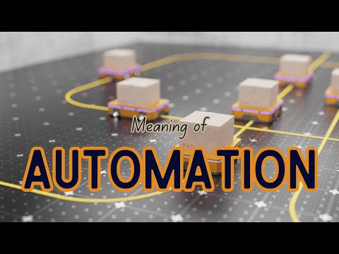 What is the meaning of Automation?