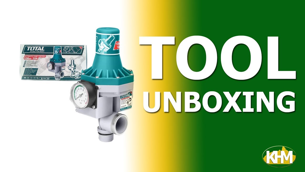 Total TWPS102 Automatic Pump Control Gauge 10A Quick unboxing
