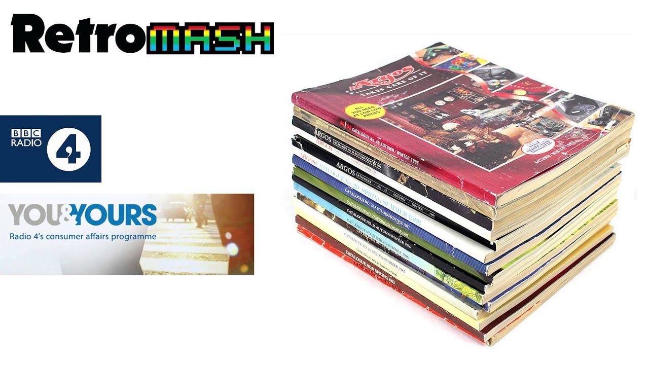 Retromash interview on BBC Radio 4 about nostalgia and Argos catalogues