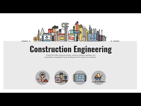 Construction Engineering Animated PPT