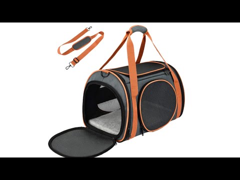 Uniros Cat Carrier TSA Airline Approved with Ventilation for Small Medium Cats Dogs