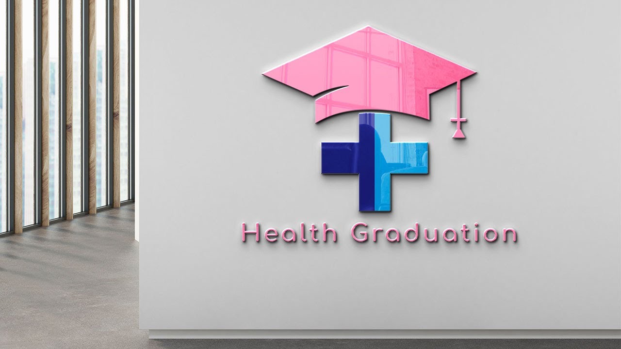 Health graduation logo | Logo design | Adobe illustrator
