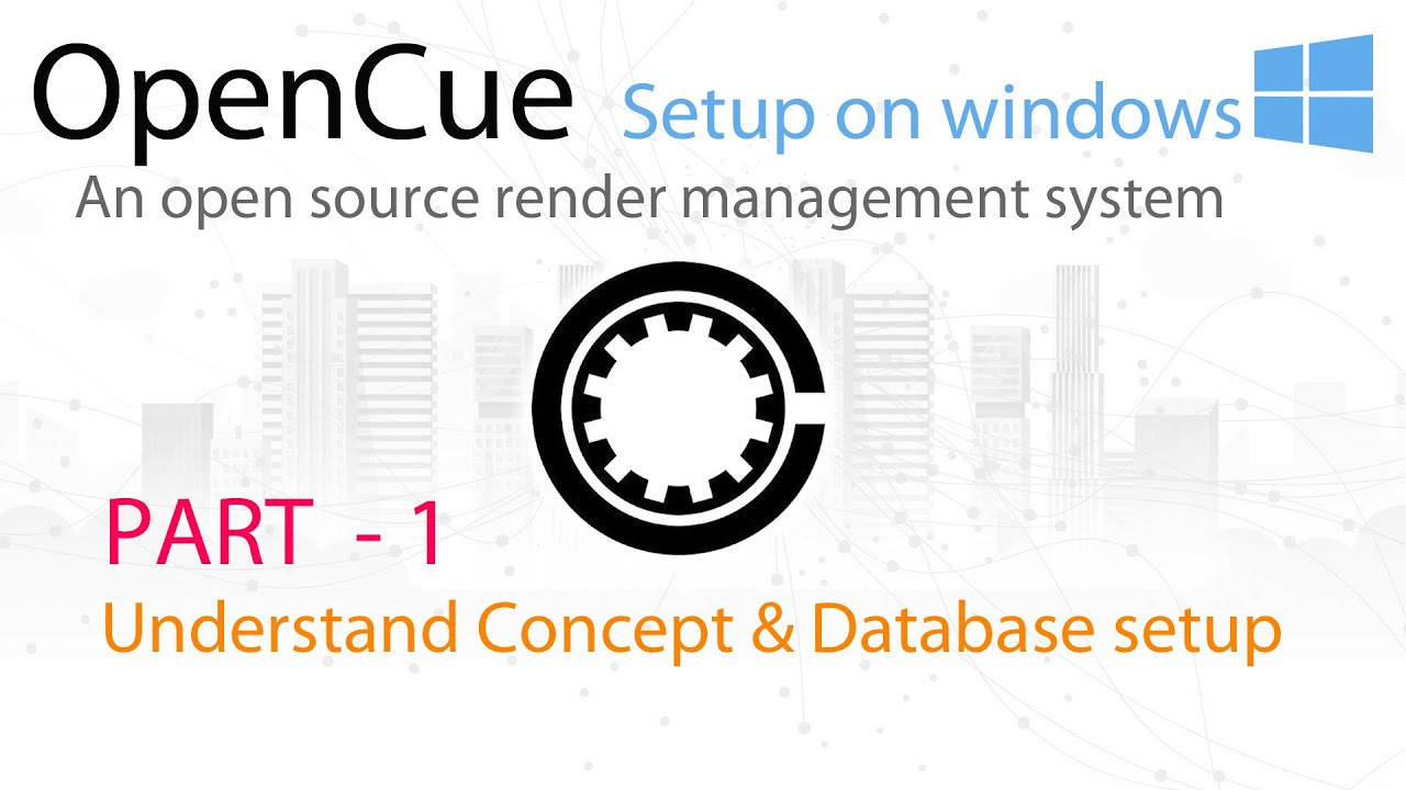 Opencue renderfarm setup on windows #01  Database setup
