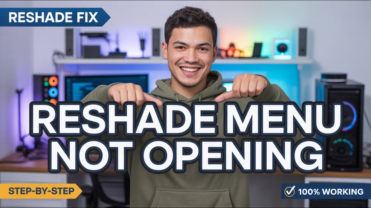 ReShade Menu Not Opening? Easy Fixes That Work (2026 Guide)