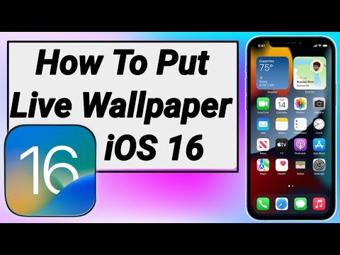 How To set Live wallpaper on iPhone iOS 16 ( How To Put Live Wallpaper's iOS 16 ) Live Wallpaper )