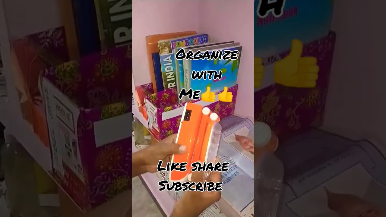 Book organization ideas/Organize with me/Study area makeover