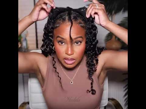 Nadula Beginner Friendly V Part Wig Glueless Jerry Curly Human Hair Wig NO Leave Out #wig