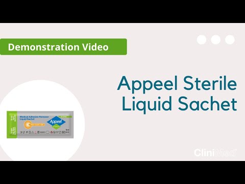 Appeel Sterile Liquid Sachet Demonstration Video