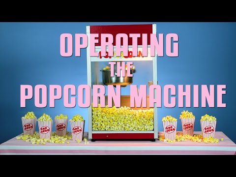 Operating the Popcorn Machine – Party Rental Ltd. Pink Hippo Blog