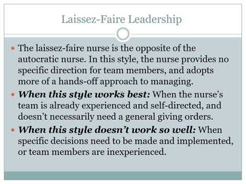 Leadership In Nursing; an introduction