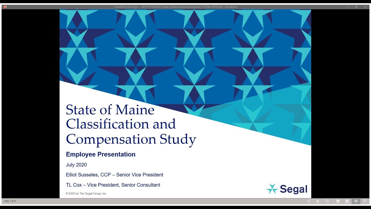 Classification and Compensation Presentation