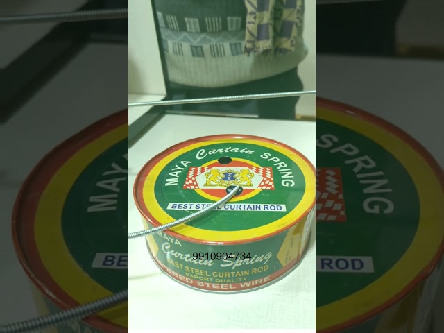 Curtain Spring Wire Manufacturer in delhi - DURASPRING Steel Curtain ...