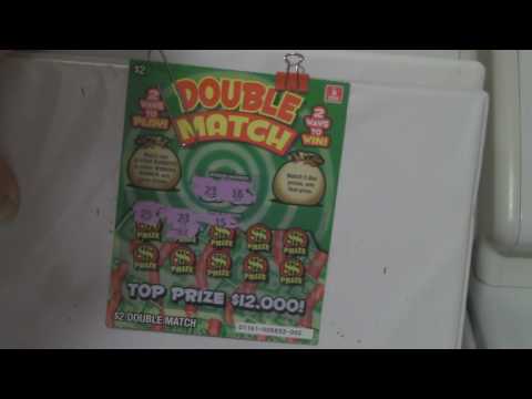 TOP PRIZE WINNING!! Double Match Oregon Lottery Scratch Ticket