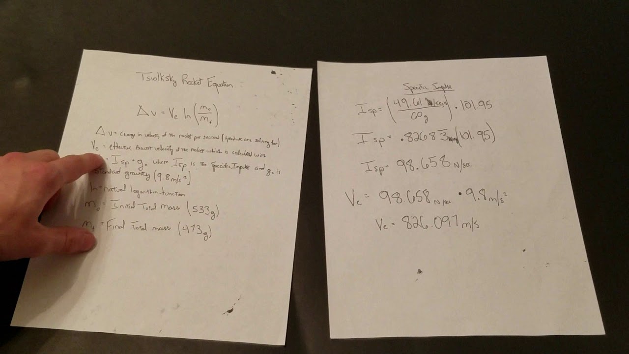 Calculus 1 Final Project (model rockets)