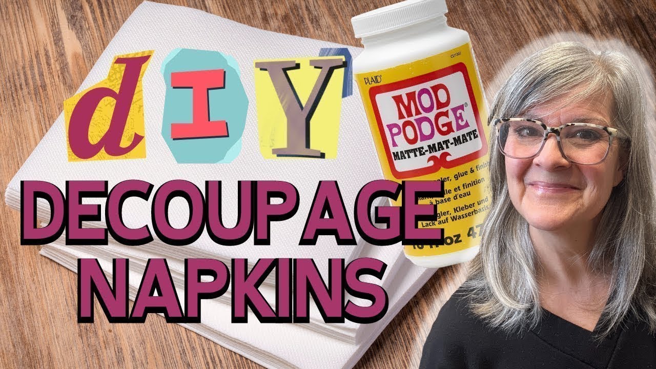 Make Your Own Custom Decoupage Napkins with This Simple Hack