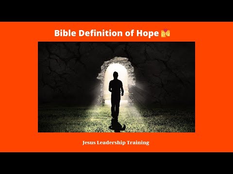 Bible Definition of Hope