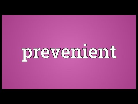 Prevenient Meaning