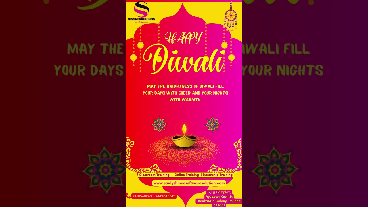Happy Diwali from Study Shinee Software Solution #java #programminglanguage  #python #javafullstack
