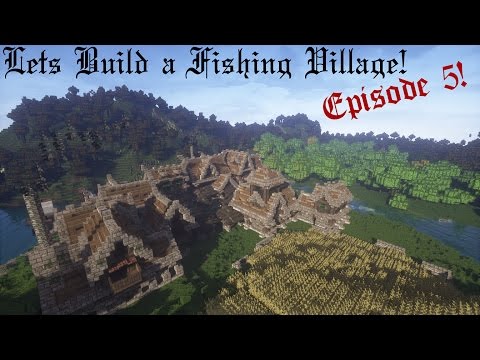 Fishing city and port Minecraft Map